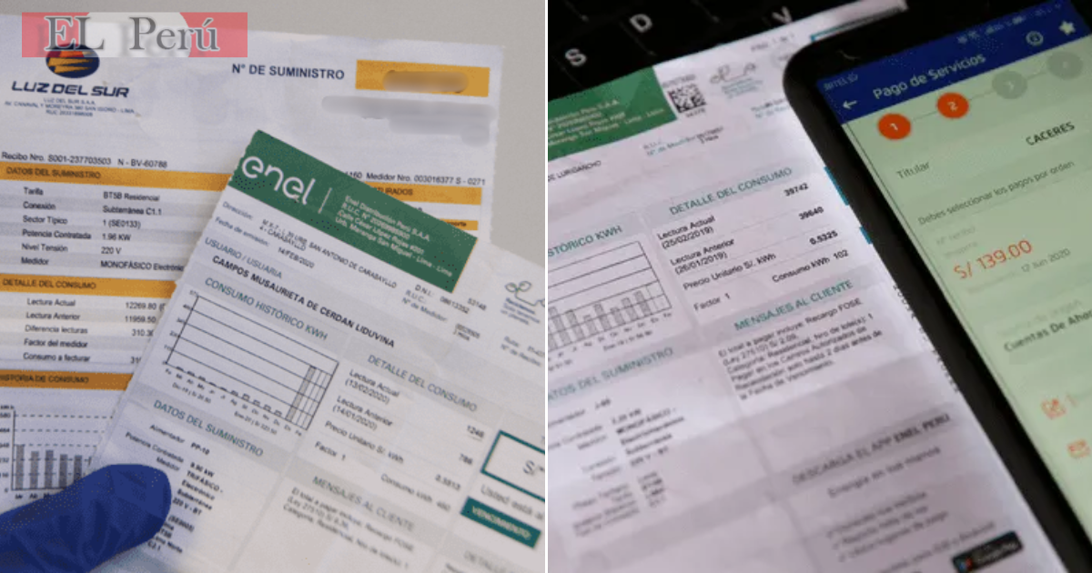 ¿Cómo consultar tus recibos de luz, agua y gas por internet?
