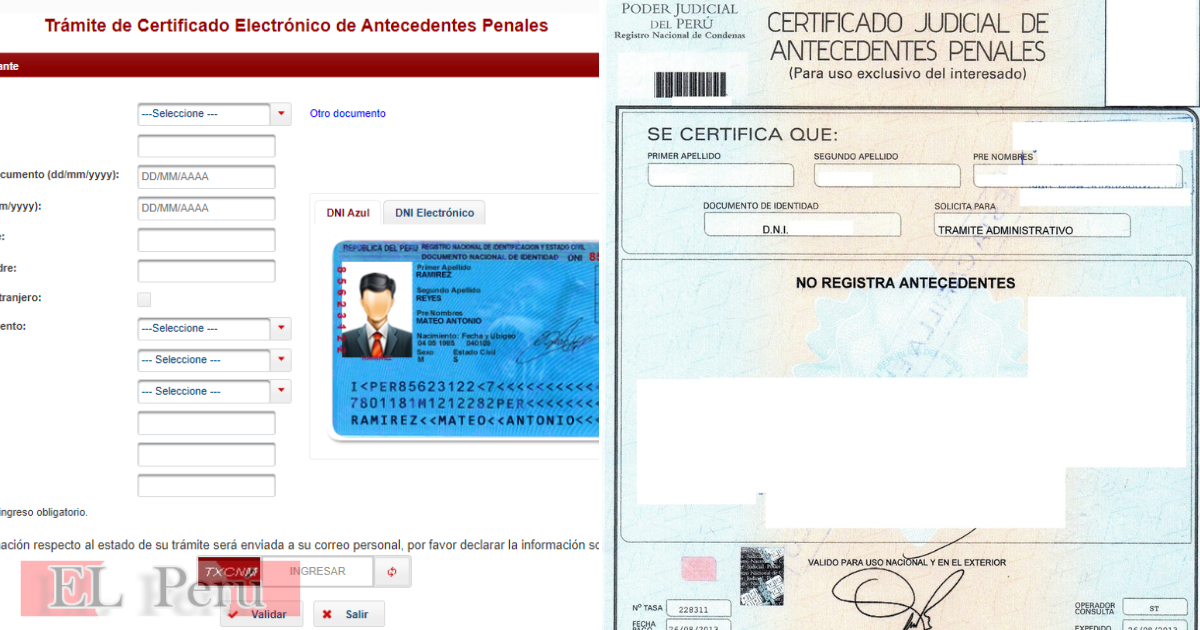 Cómo solicitar el Certificado de Antecedentes Penales en Perú
