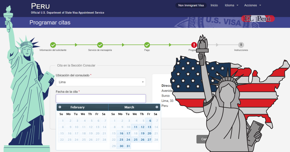 ¿Cómo adelantar la cita para la Visa Americana desde Perú?