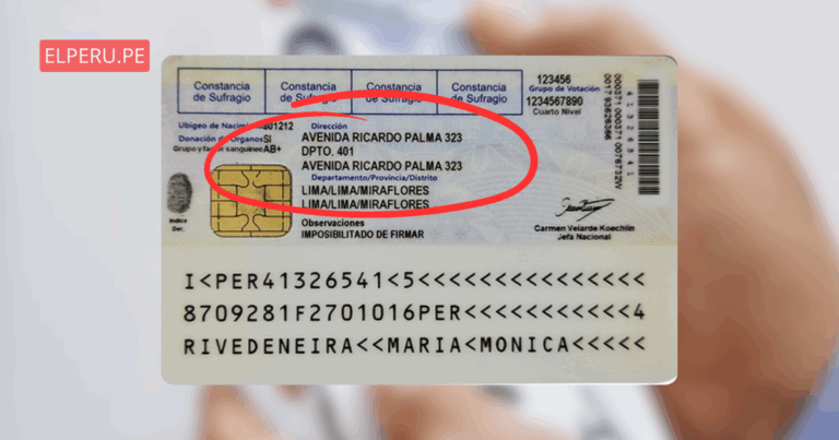 ¿Cómo saber dirección de una persona con su DNI o por nombres y apellidos?
