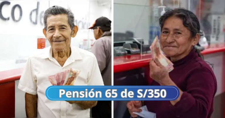 Requisitos para inscribirse a pensión 65 de s/350 soles